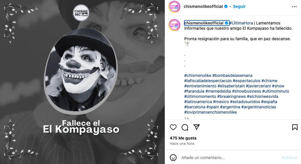 Kompa Yaso ¿de Qué Murió El Famoso Comediante Así Lucía Sin Maquillaje