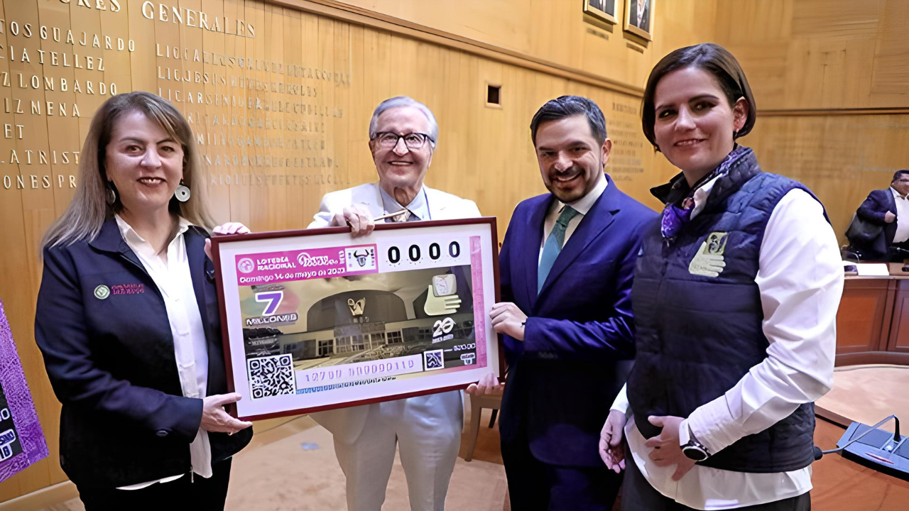 Lotería Nacional celebra 20 años de Fundación IMSS con billete de conmemorativo