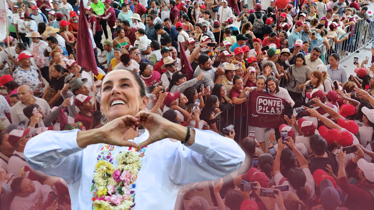 Sheinbaum más cerca de la gente, se reunió con más de 180 mil personas